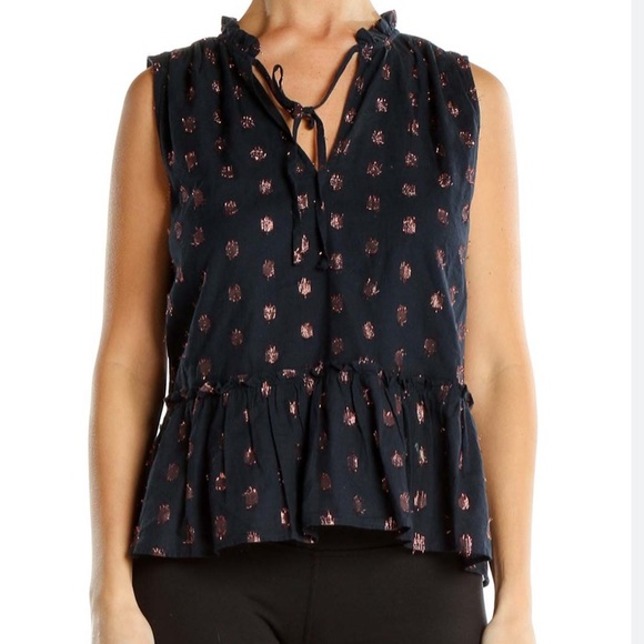 J. Crew | Tops | J Crew Metallic Detail Top | Poshmark